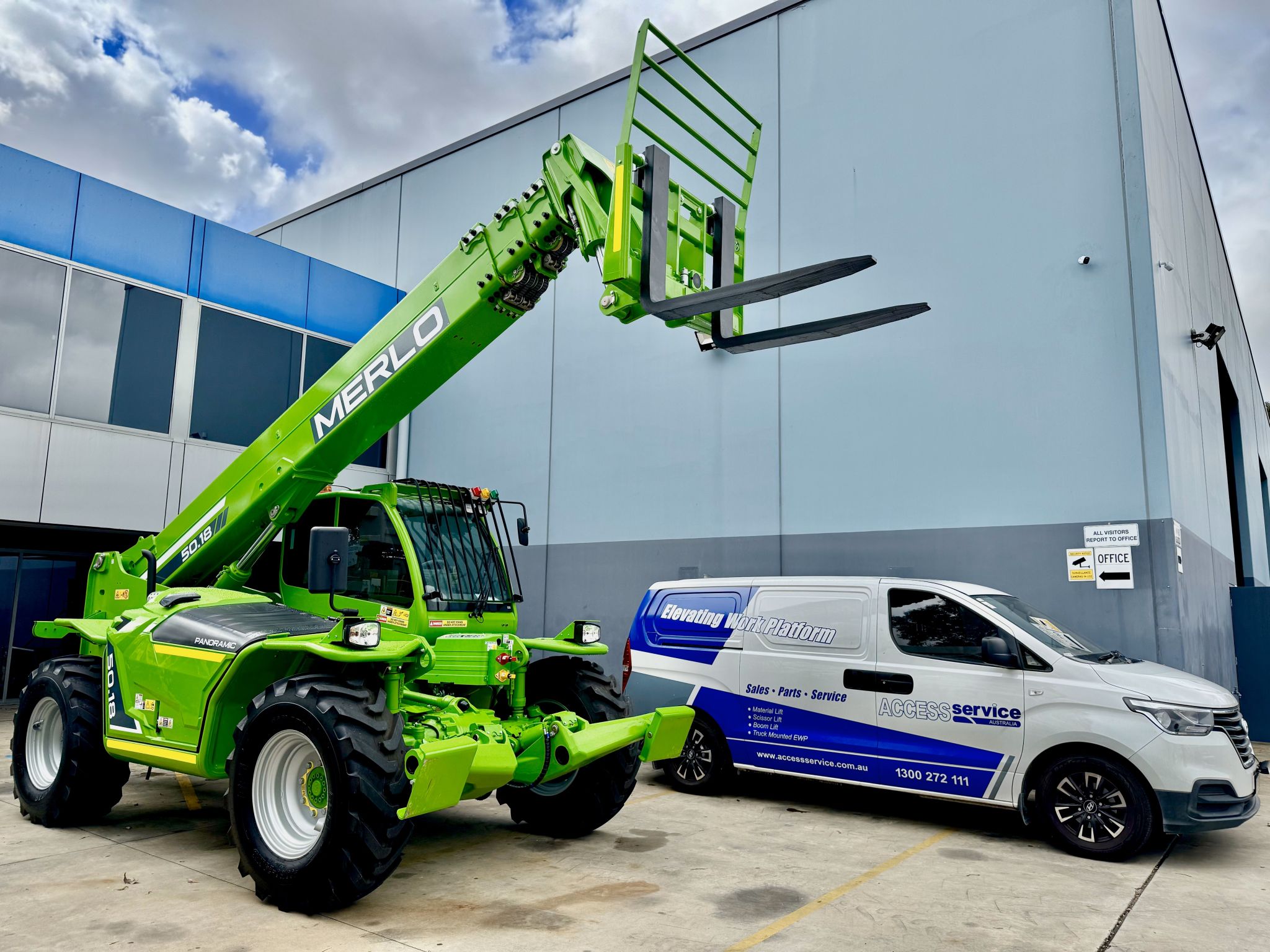 Two new 5-ton Merlo Telehandlers hit the ground running
